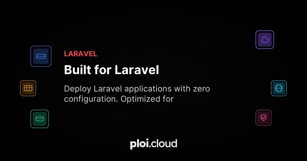 Laravel Hosting - Deploy Laravel Apps in Seconds - Ploi Cloud